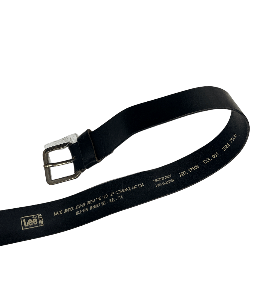 Skórzany Pasek Czarny Lee - Baza Vintage